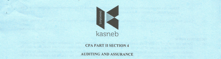 KASNEB Auditing and Assurance Past Papers and answers - KASNEB NOTES ...