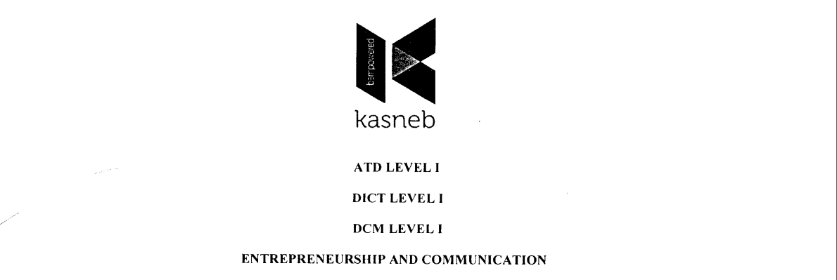 KASNEB Diploma Entrepreneurship and Communication Past Papers and ...