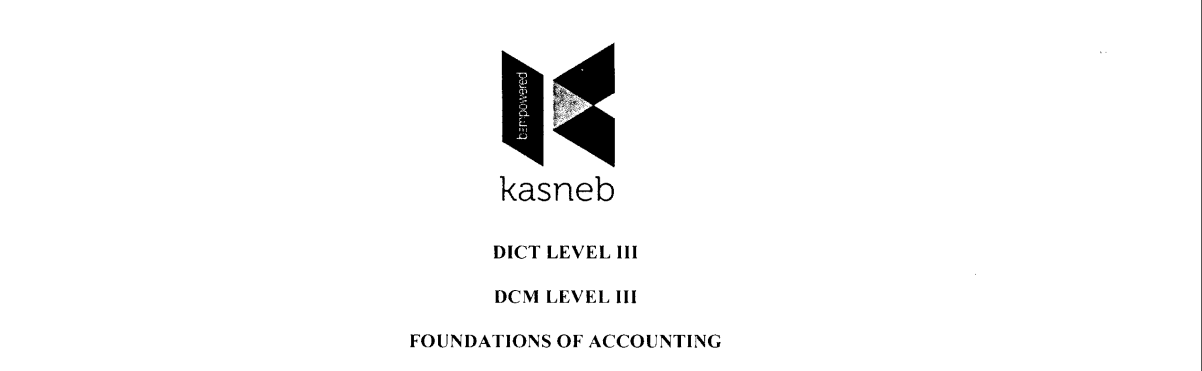 KASNEB Foundations of Accounting Past Papers and answers - KASNEB NOTES ...
