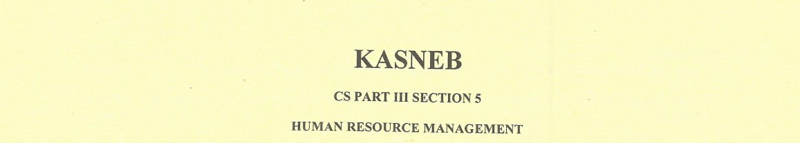 KASNEB Human Resource Management Past Papers and answers - KASNEB NOTES ...