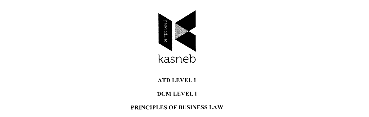 KASNEB Principles of Business Law Past Papers and answers - KASNEB ...