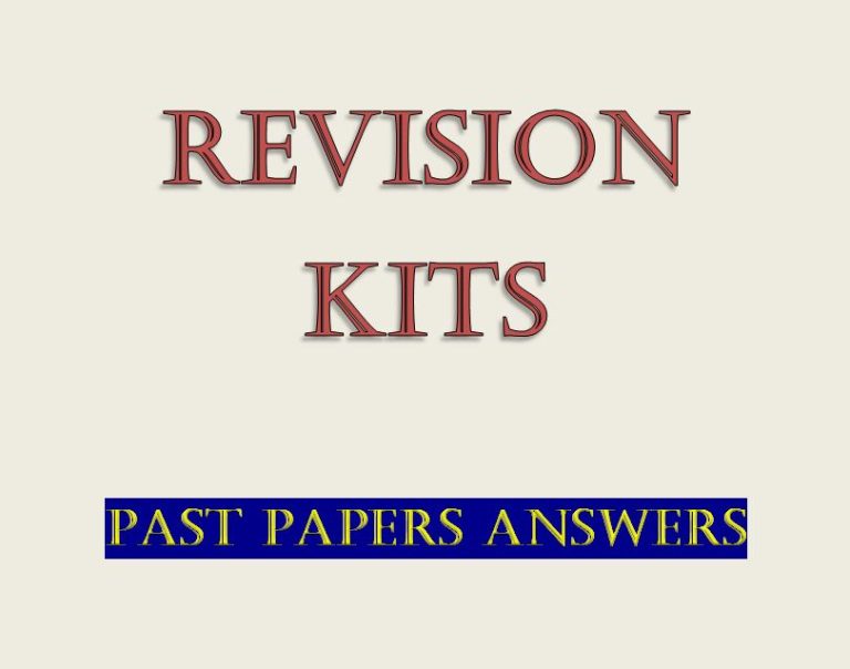 Revision kits - KASNEB NOTES & REVISION KITS